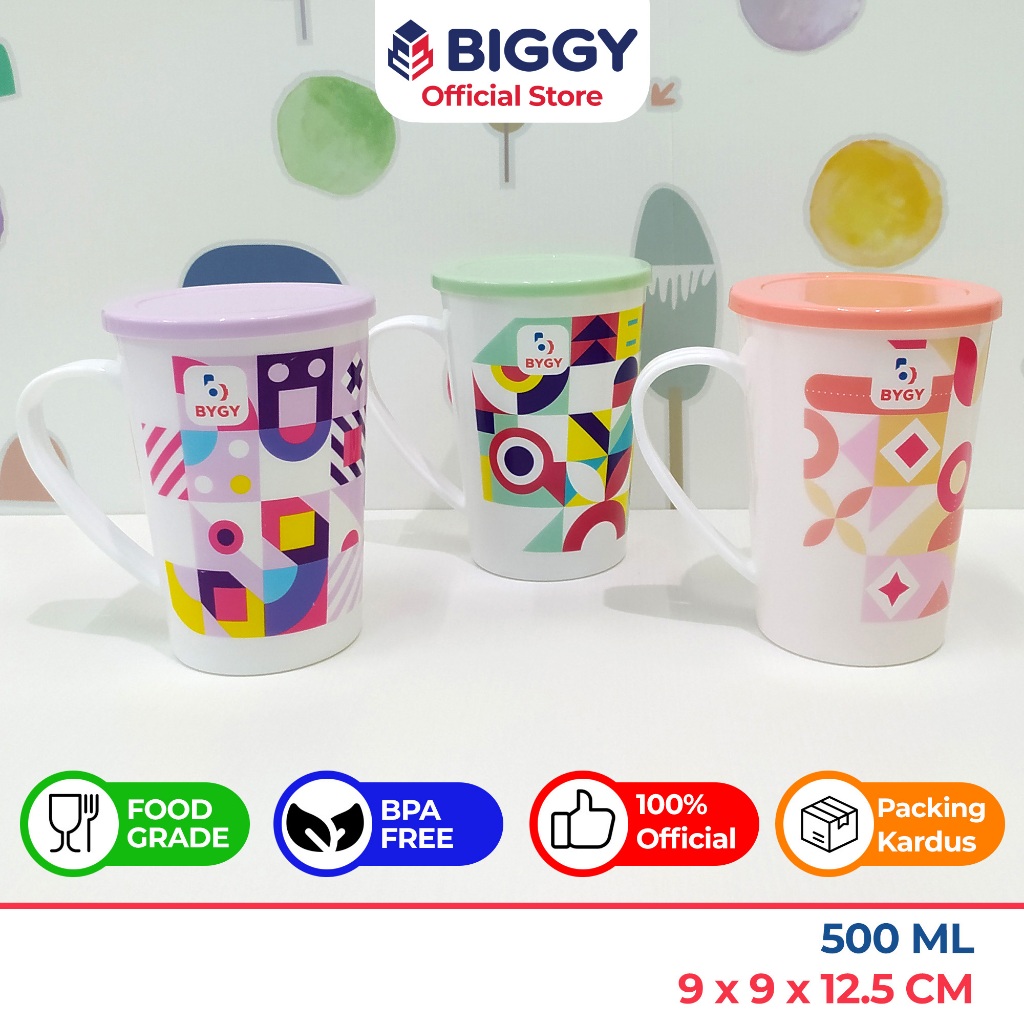 Jual Biggy Gelas Tutup Pescara 500ml / Cangkir Plastik / Mug Tutup Souvenir Ulang Tahun | Shopee ...