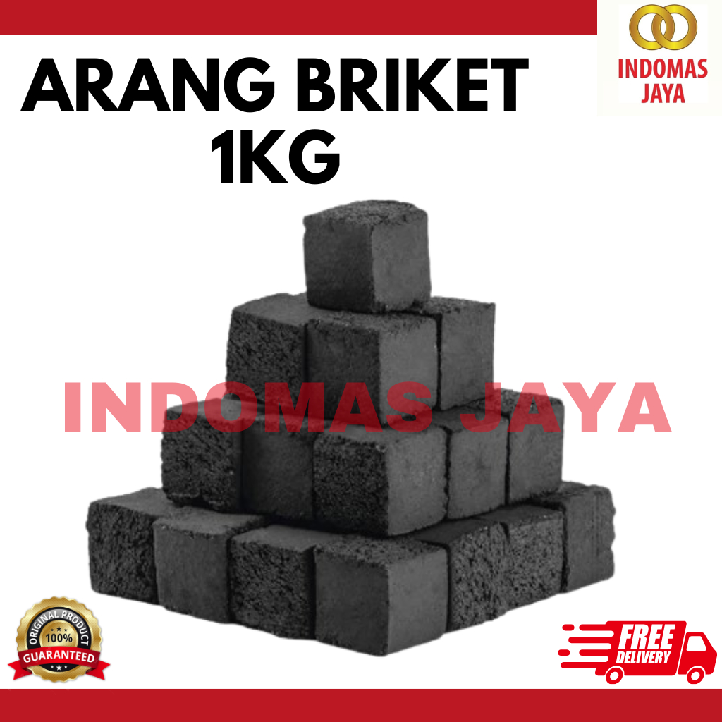 Jual briket arang batok kelapa isi 1kg | Shopee Indonesia