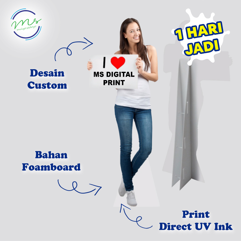 Jual Standee Custom Real Size / Human Stande Figure Besar / STANDEE ...