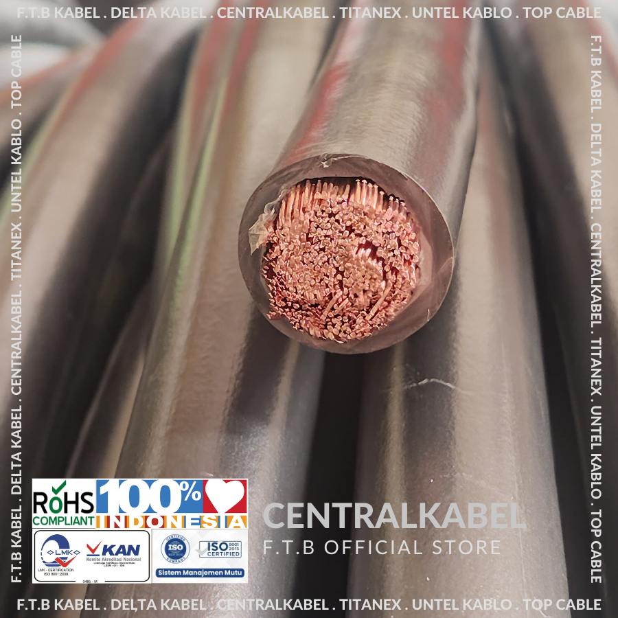 Jual SNI CENTRAL KABEL NYAF 1X120 Sqmm 450/750V Meteran ( NYAF 120 NYAF 120mm AF 1x120mm ...