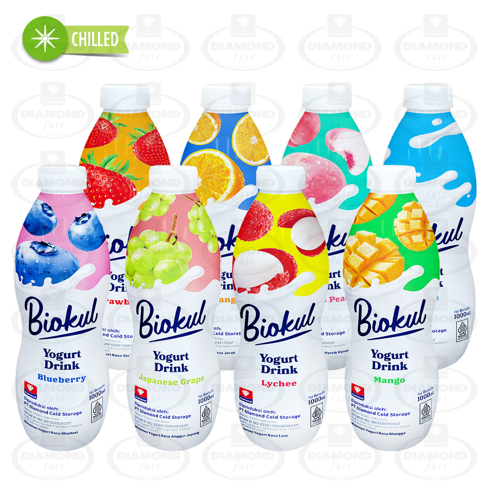 Jual Biokul Drink Yogurt Blueberry 1000 ML | Shopee Indonesia