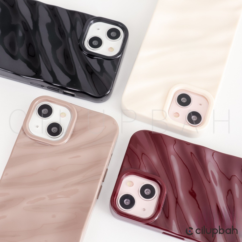 Jual CILUPBAH Softcase Silicone Glossy Wrinkle Fullcover Case for ...