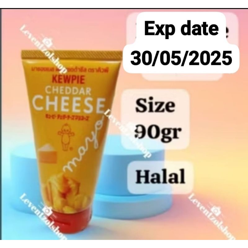 Jual KEWPIE CHEESE CHEDDAR MAYO 90GR HALLAL | Shopee Indonesia