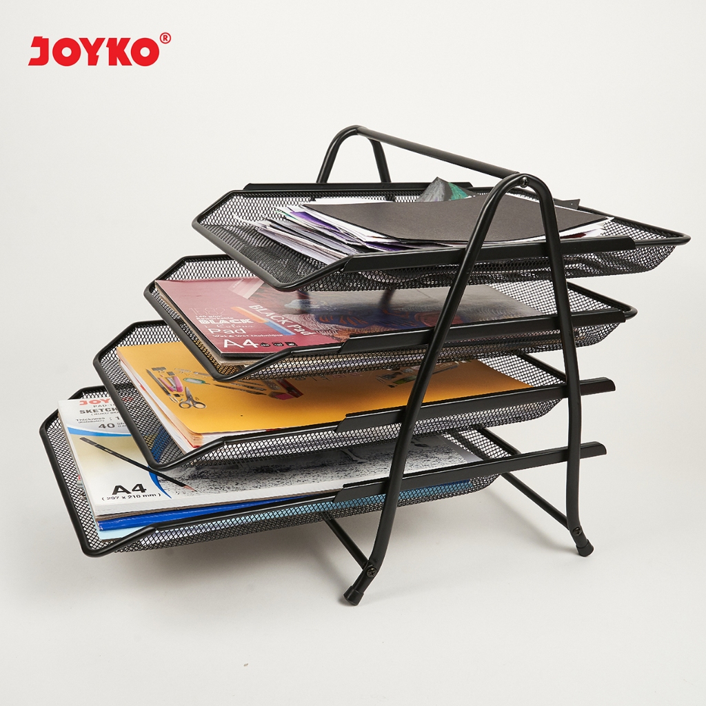 Jual Joyko Document Tray METAL / Rak Kertas 2 Tingkat 3 Tingkat 4 ...