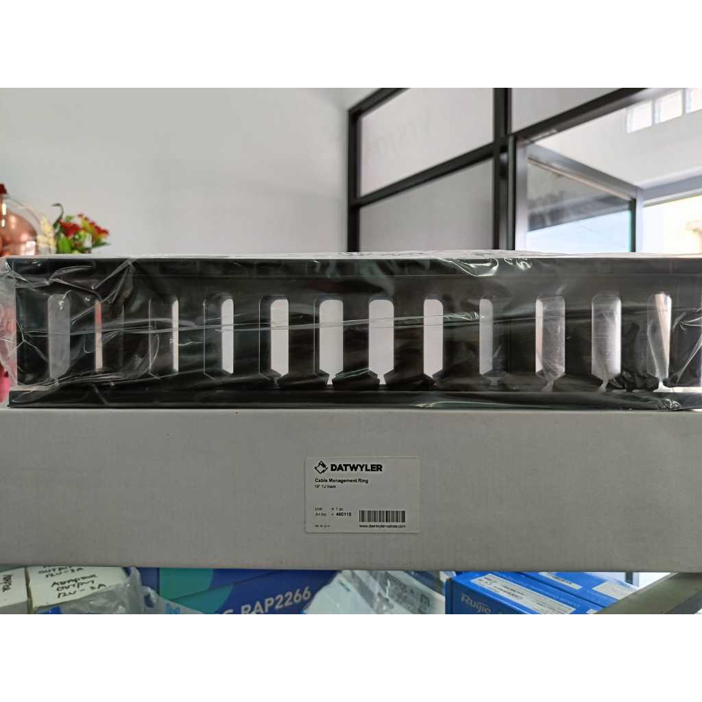 Jual DATWYLER CABLE MANAGEMENT RING BLACK 19" PVC Hitam/ rack managment ...