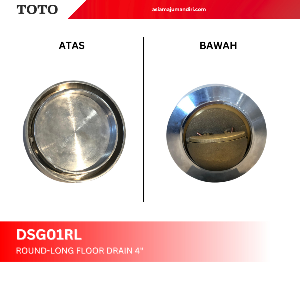 Jual FLOOR DRAIN ROUND LONG TOHO DSG01RL (WF-2 RAOUND LONG) | FLOOR ...