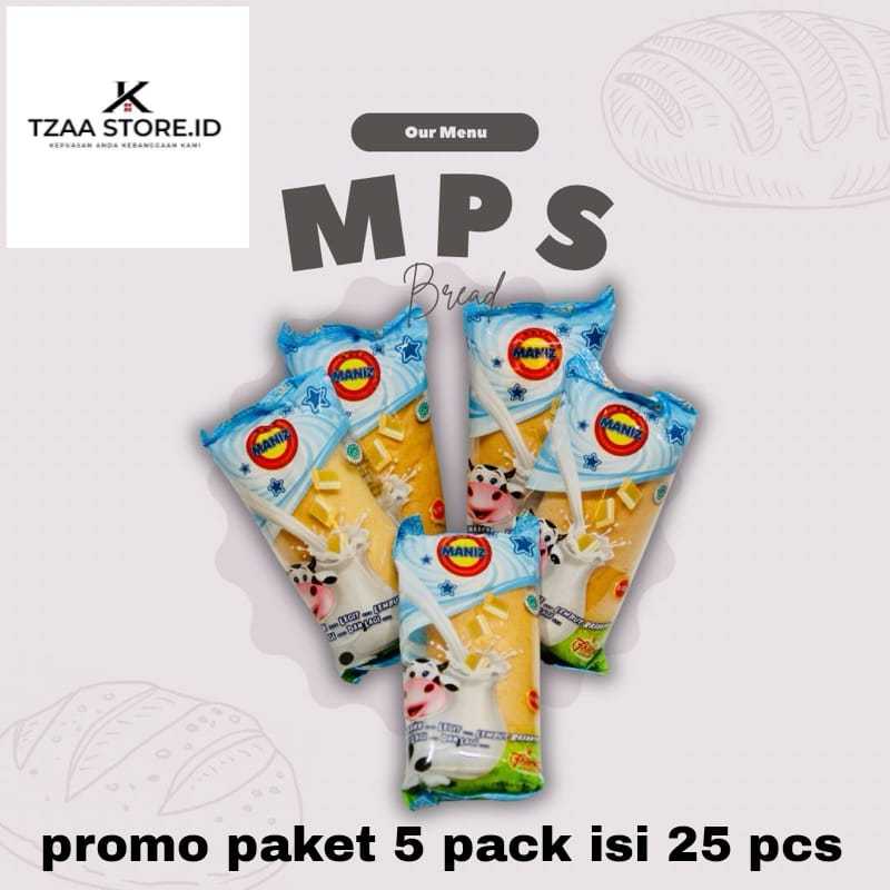 Jual Promo roti nana sapi 5 pack isi 25 pcs original varian rasa susu ...