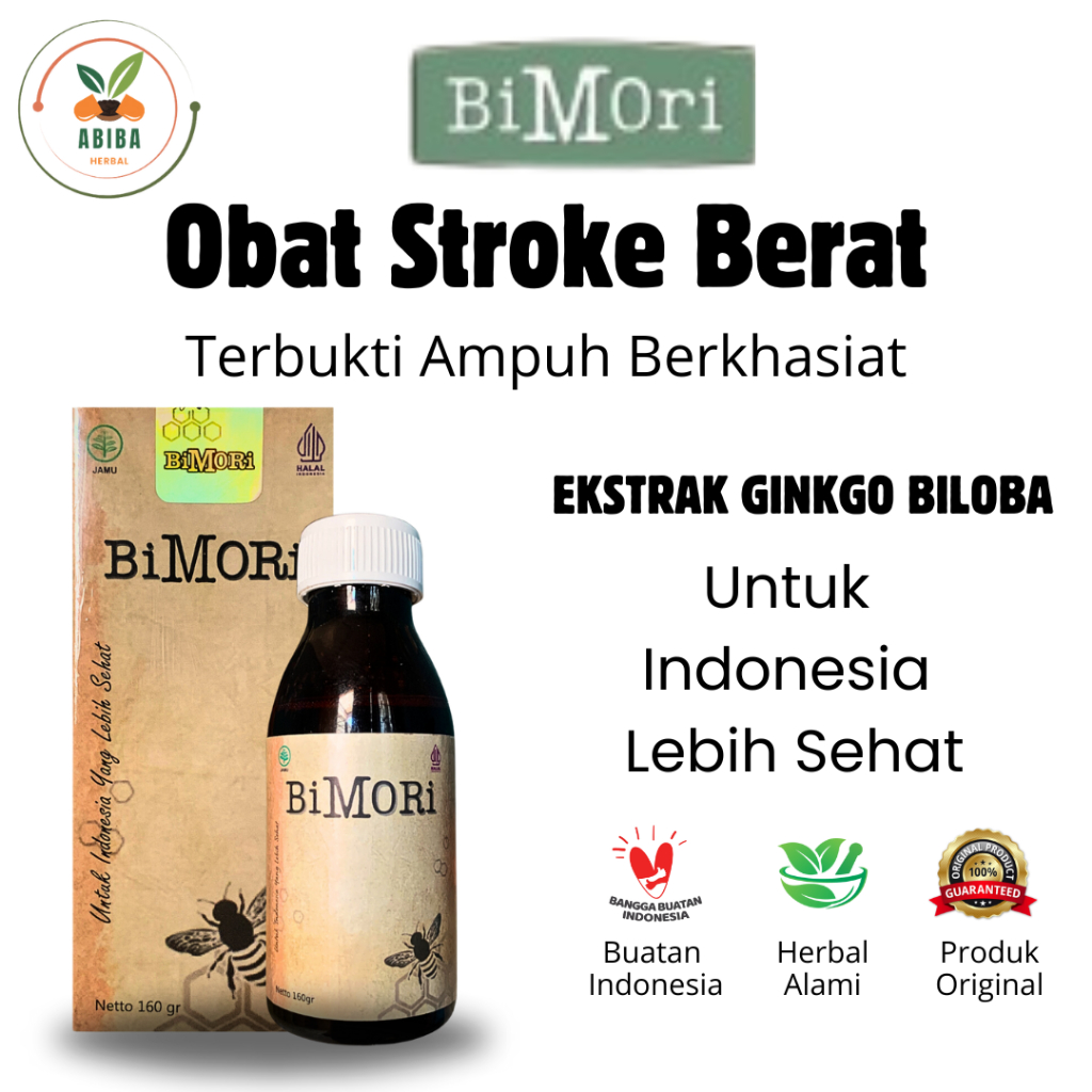 Jual Bimori Obat Stroke Berat Ringan Kebas Kesemutan Kolesterol Herbal ...