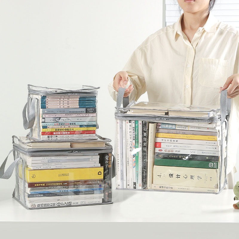 Jual Inaso Tas Penyimpanan Buku Transparan Kantong Lipat Organizer ...