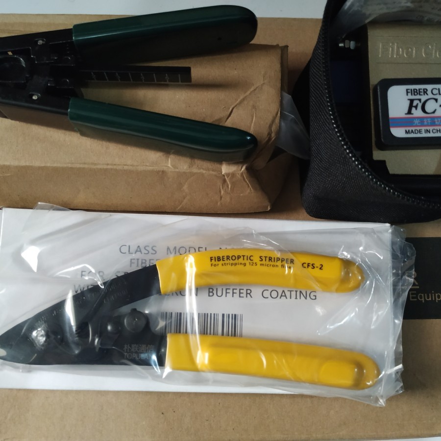 Jual Tool Kit Set FTTH Fiber Optic / Tool Set Optik | Shopee Indonesia