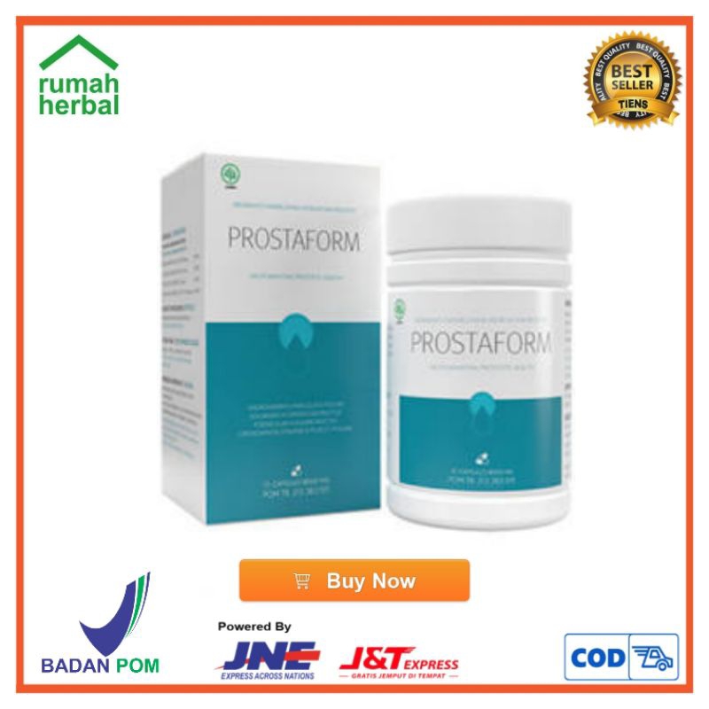 Jual PROSTAFORM ASLI 100% ORIGINAL OBAT PROSTAT HERBAL AMAN BPOM AMPUH ...