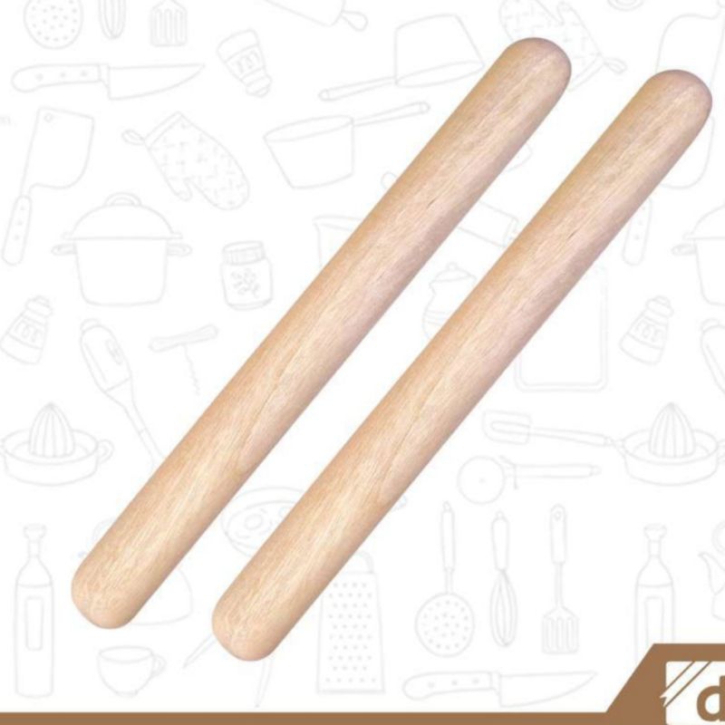Jual Rolling pin kayu Roll kayu perata adonan | Shopee Indonesia