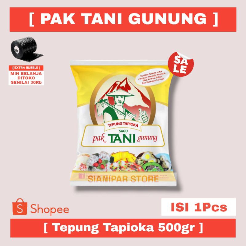 Jual PAK TANI GUNUNG TEPUNG TAPIOKA PCK 500g | Shopee Indonesia