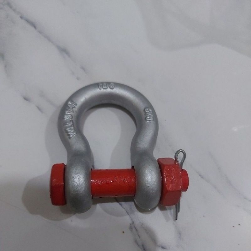 Jual Bow Omega 3.25 Ton Shackle Omega 5/8 Mur Baut Sepi Pen Kekuatan 3 ...