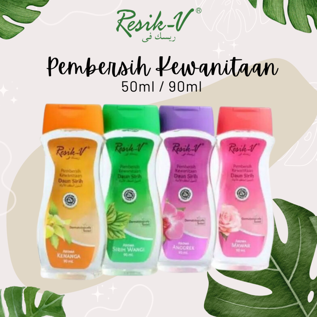 Jual RESIK V Sabun Sirih Cair | Pembersih Kewanitaan | 50ml / 90ml | Kino | Shopee Indonesia