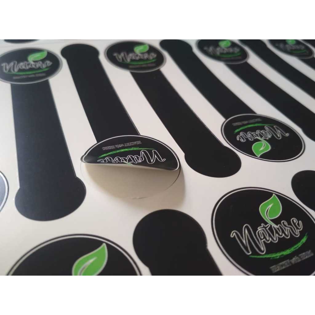 Jual Stiker Label Segel Makanan/Minuman Bahan Kromo (Tidak Anti Air ...