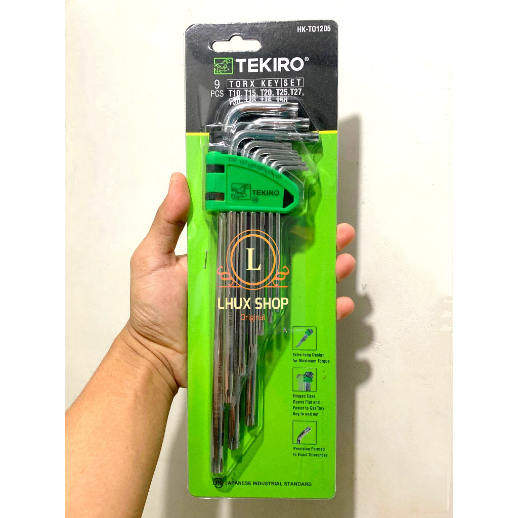 Jual Tekiro Kunci L Set Torx 9 Pcs / Tekiro Kunci L Bintang Set ( Tanpa Lubang ) | Shopee Indonesia