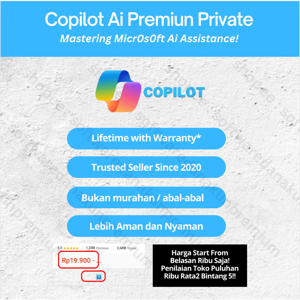 Jual Copilot Pro Software Ai Alternative For MS-365 Wndows Mac with ...