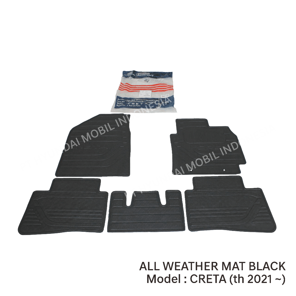 Jual Karpet karet hitam / All Weather Black Hyundai CRETA th 2021 ...