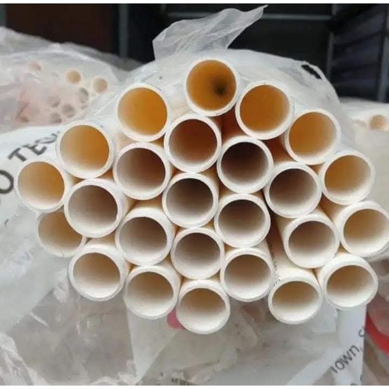 Jual PIPA PVC CONDUIT LESSO 4" Inchi 114mm Tebal 4.40mm Panjang 4 Meter ...