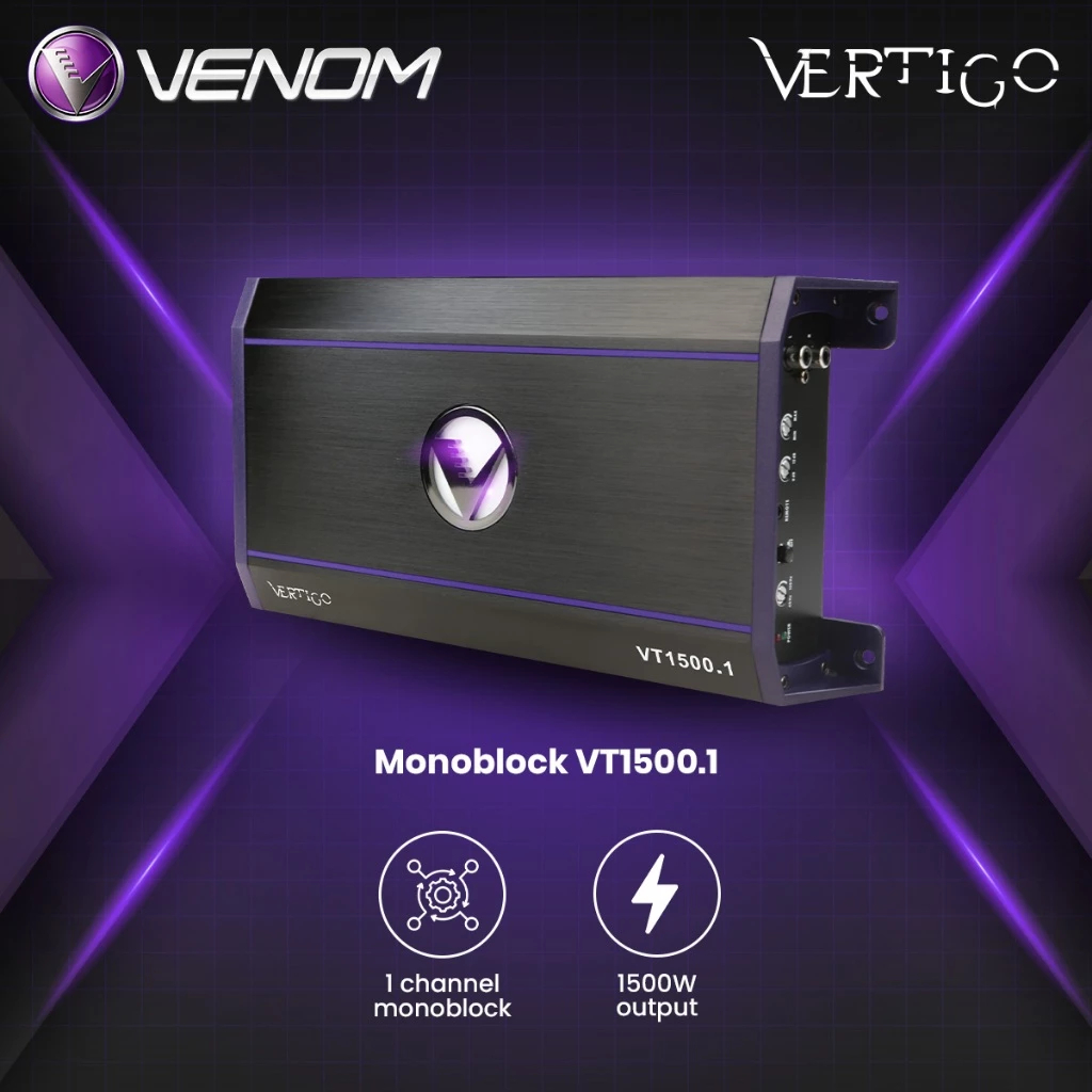 Jual Power Monoblock Venom Vertigo VT 1500.1 Original Venom | Shopee ...