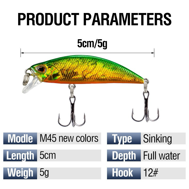 Jual MINNOW UL CASTING BEST ACTION 5GR 5CM | Shopee Indonesia
