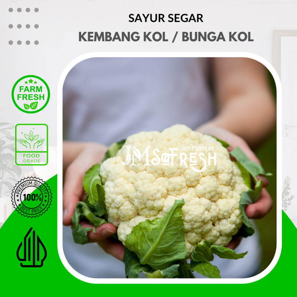 Jual [JM_SoFresh] Sayur Kembang Kol / Bunga Kol Sayur Segar 1KG ...