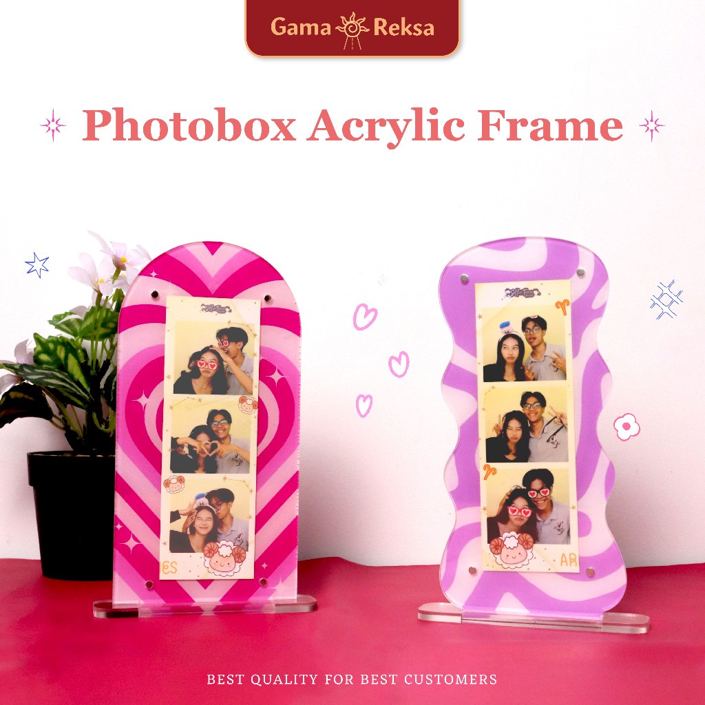 Jual READY STOK Photobox Acrylic Frame / SIMPLE PHOTOSTRIP / Bingkai ...