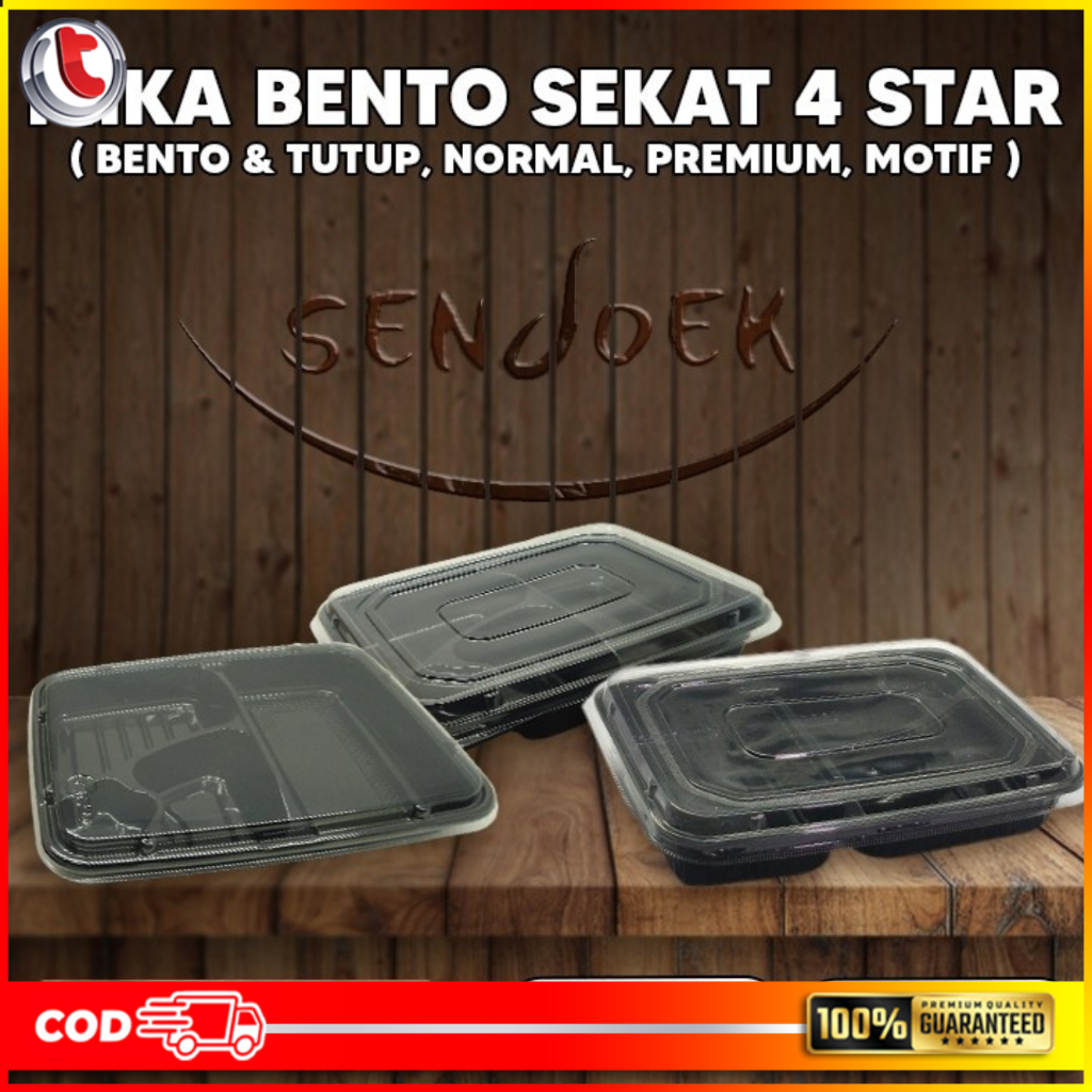 Jual Mika Bento / Bento Mika 4 Sekat / Lunch Box Bento / Bento Tray ...