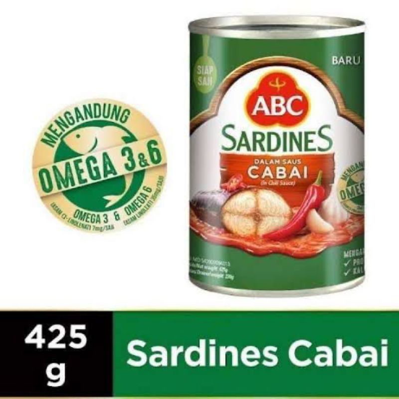 Jual Sarden Cabai Abc 425g Dus / Sarden Abc Cabe 425g Dus isi 24 Pcs /Sarden ABC Cabai 425g isi ...