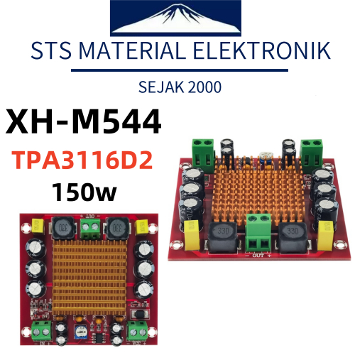 Jual XH-M544 150wDigitalAudioAmplifierBoardTPA3116DA Mono Digital Power ...