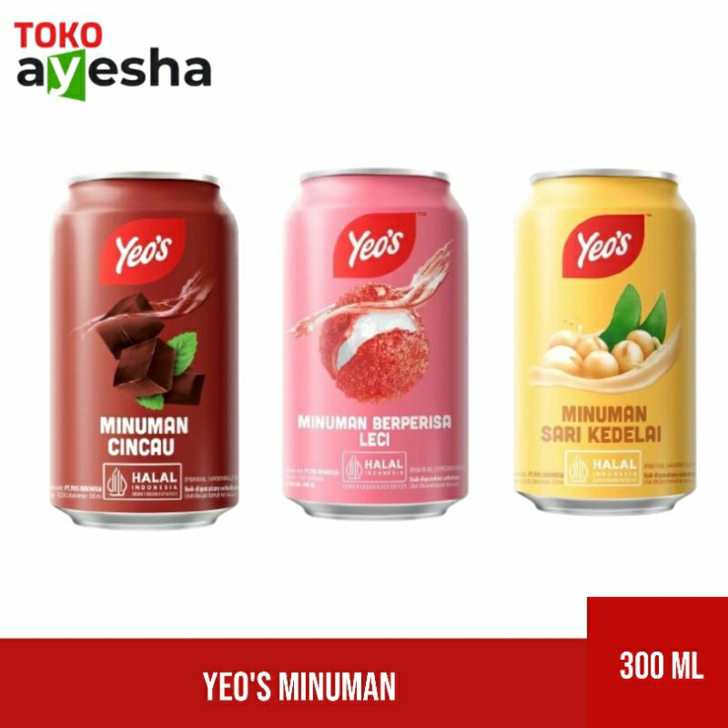 Jual Yeos Minuman Kaleng 300 ML | Shopee Indonesia