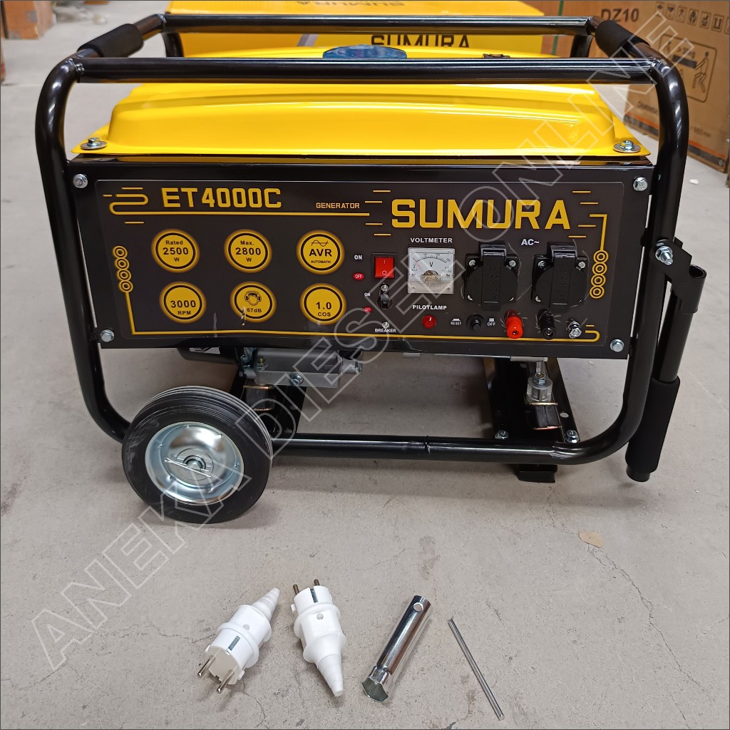 Jual Genset Listrik 2800W SUMURA ET4000C AVR / Power Generator Genset 2800Watt Genset 4 Tak ...