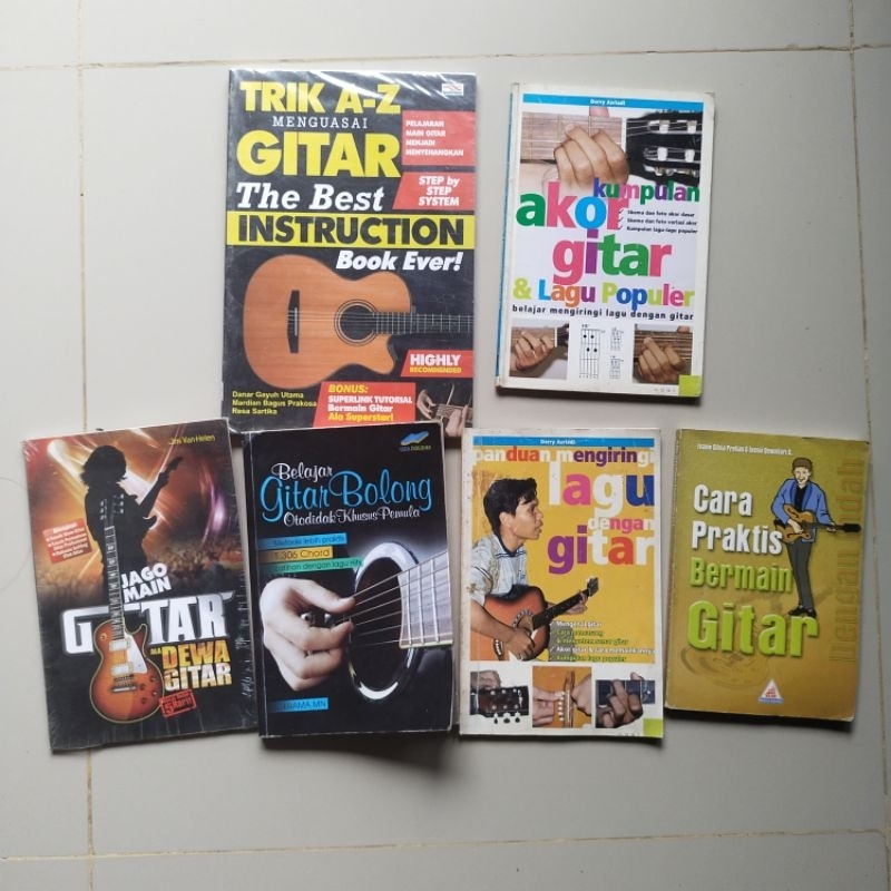 Jual Varian Buku Hobi Gitar; TRIK A-Z MENGUASAI GITAR, Kumpulan AKOR ...