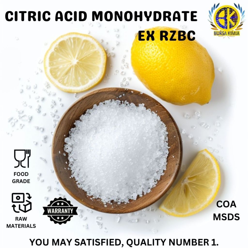 Jual Citric Acid Monohydrate 1kg Ex RZBC / Asam Sitrat Mono / Asam ...