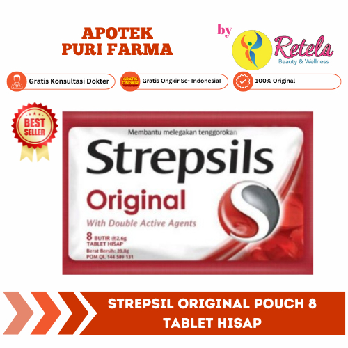 Jual Strepsil Original Pouch 8 Tablet Hisap | Shopee Indonesia