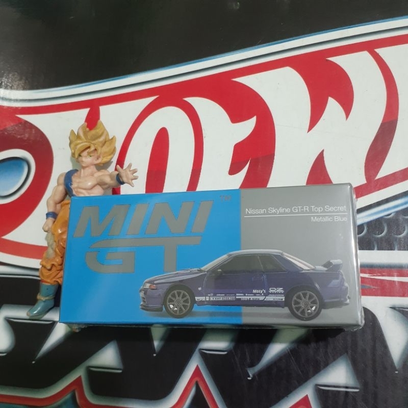 Jual Mini GT Nissan Skyline GT-R Top Secret Metallic blue 589 sealed ...