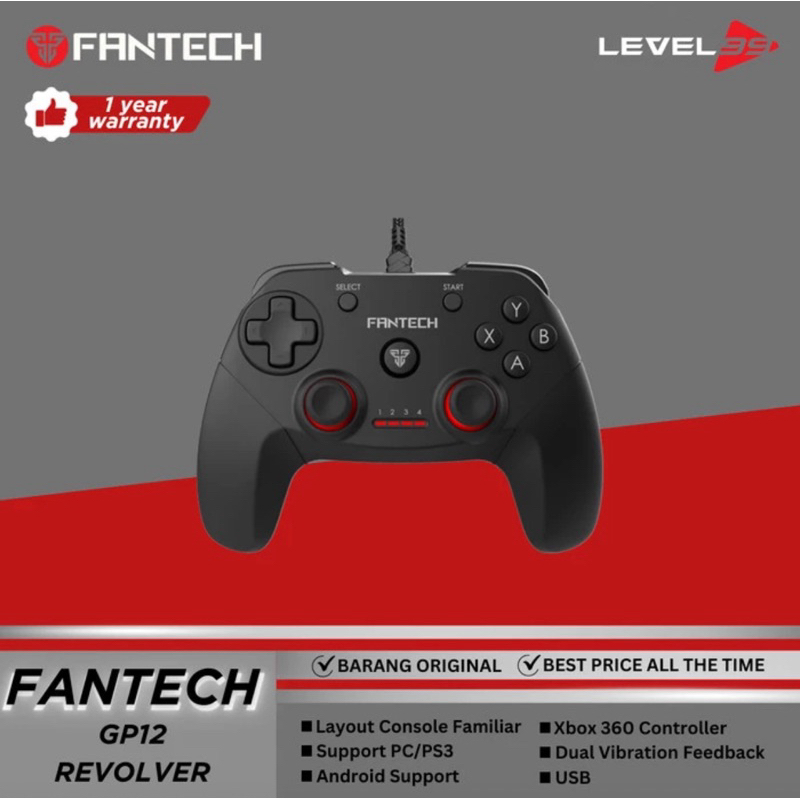 Jual FANTECH GP12 REVOLVER GAMING CONTROLLER | Shopee Indonesia