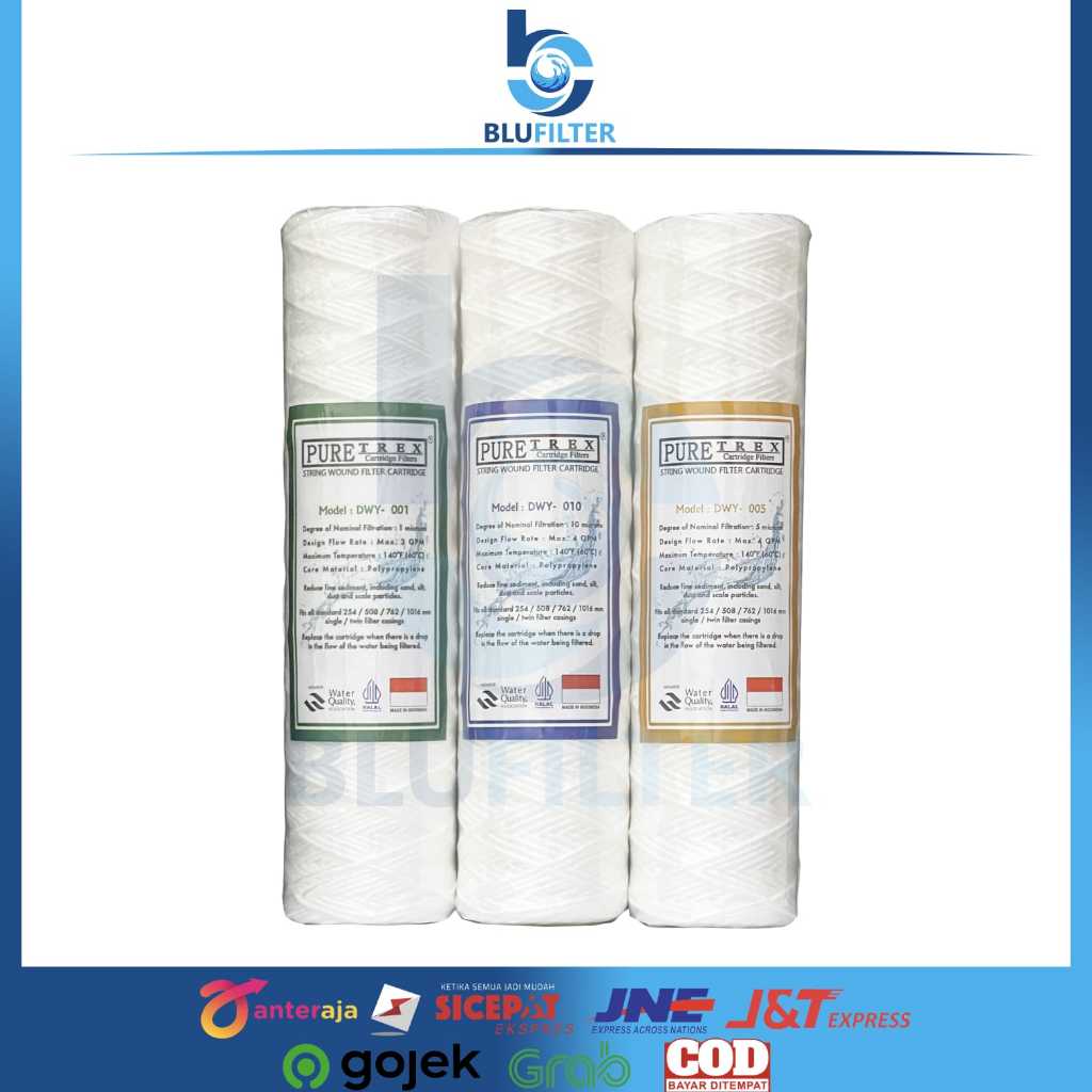 Jual PP FILTER BENANG 10 INCH / CARTRIDGE SPUN SEDIMEN BENANG 10 INCH ...