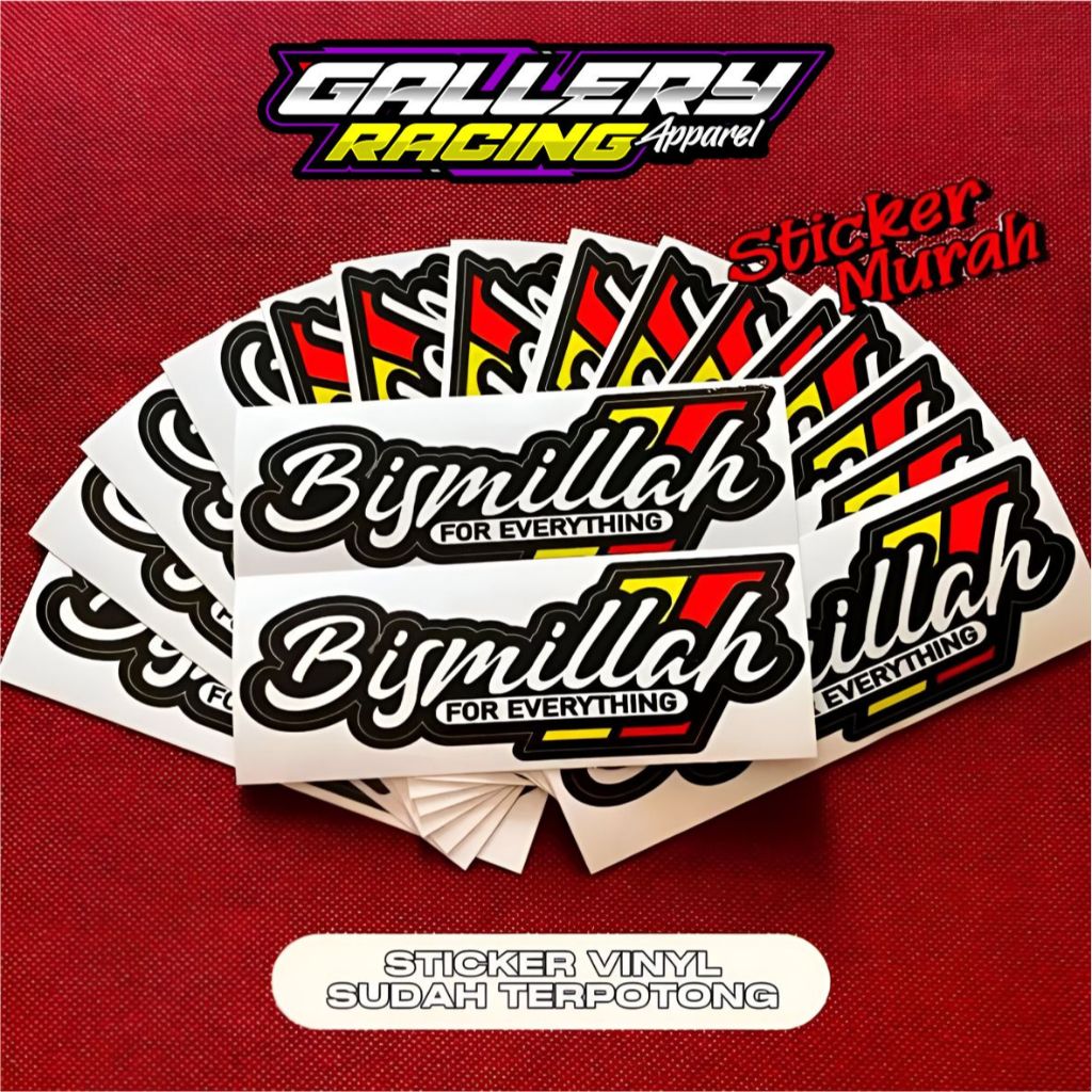 Jual Sticker Racing Vinyl Sponsor Sticker Murah Stiker Motor Bijian ...