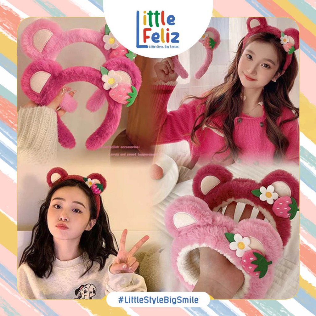 Jual LITTLEFELIZ BA56 Bandana Bando Headband Makeup Lotso atau Cuci ...
