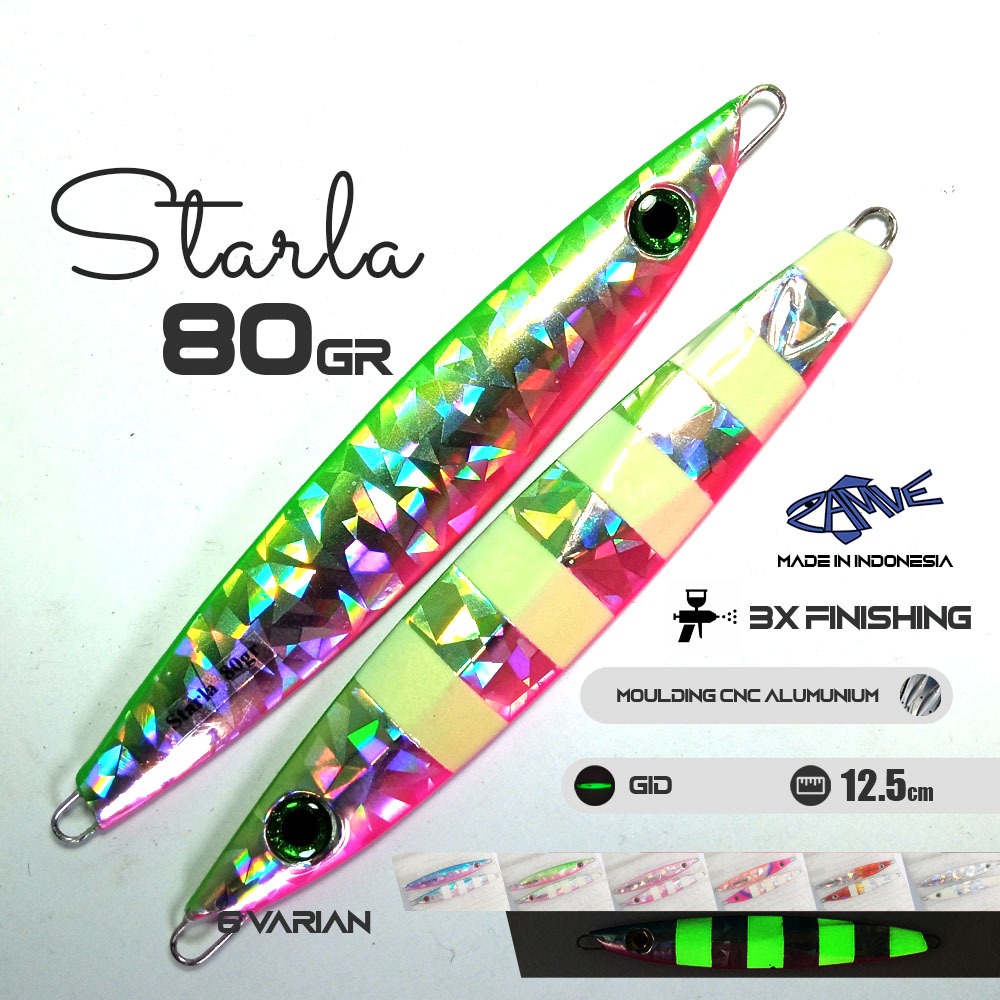 Jual Metal Jig Zamve Starla 80Gr Metal Jig 80Gr Metal Jig 80Gram | Shopee Indonesia
