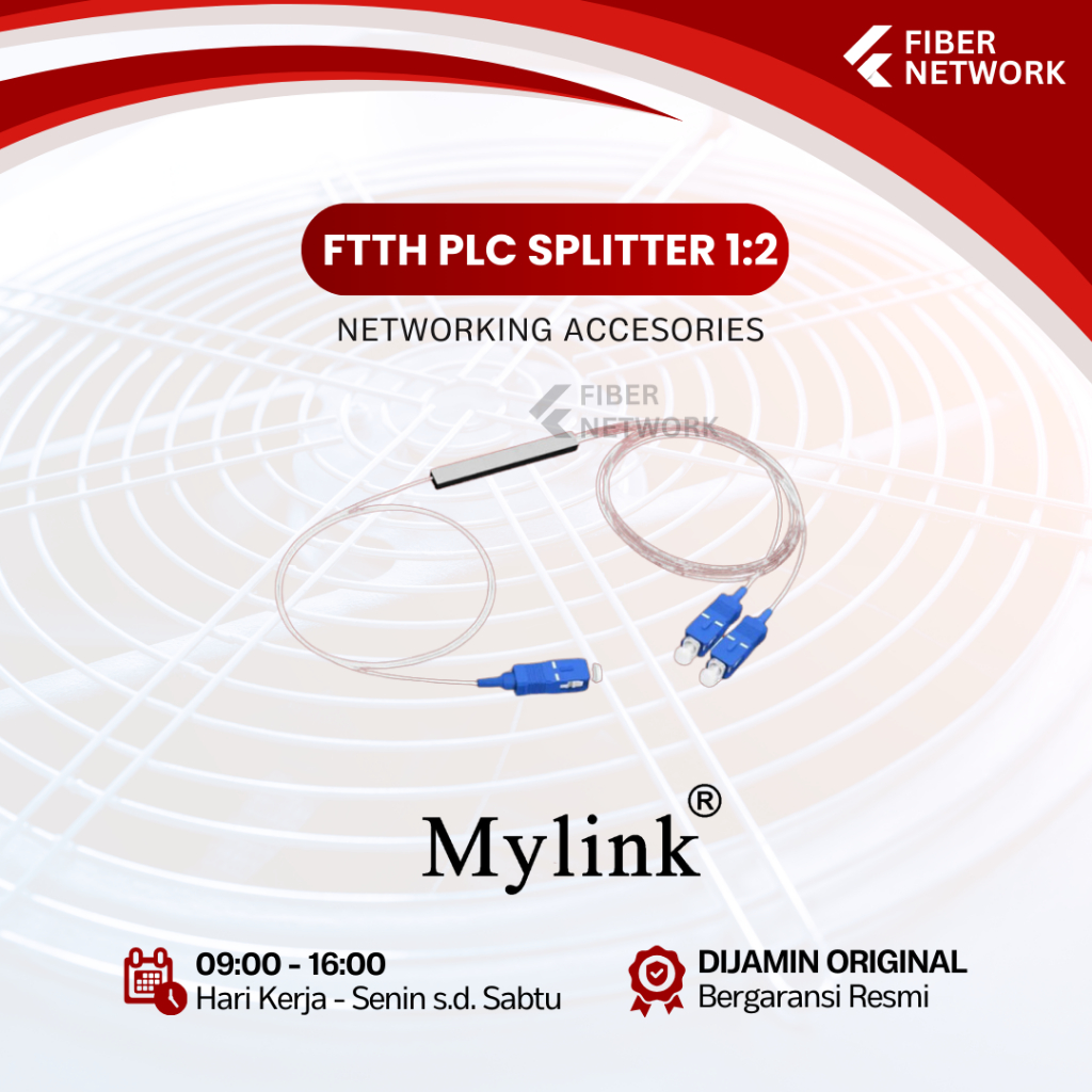 Jual Mylink Passive Splitter PLC 1-2 SC UPC Fiber Optik / PLC Splitter ...