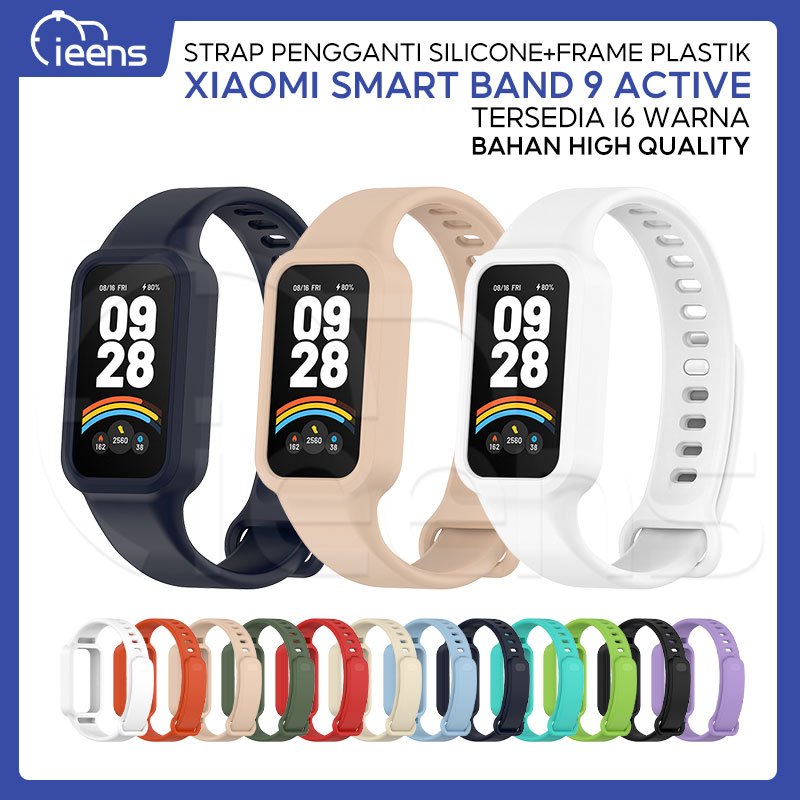 Jual Strap Xiaomi Smart Band 9 Active / Tali Xiaomi Smartband 9 Active Silicone Warna Polos ...