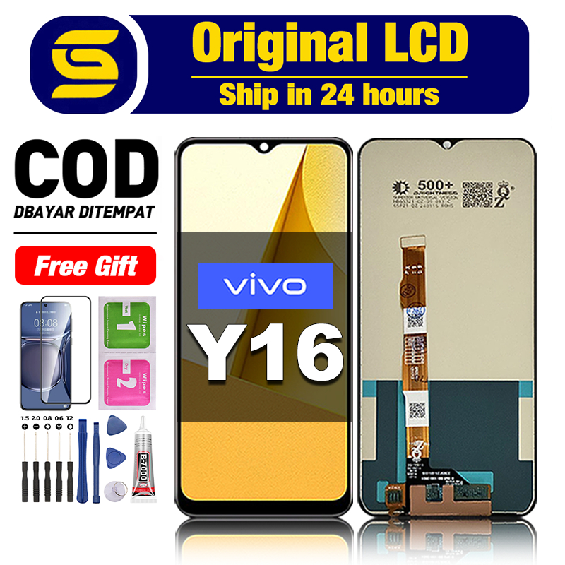 Jual LCD VIVO Y16 Ori fullset asli touchscreen original 100% lcd For ...