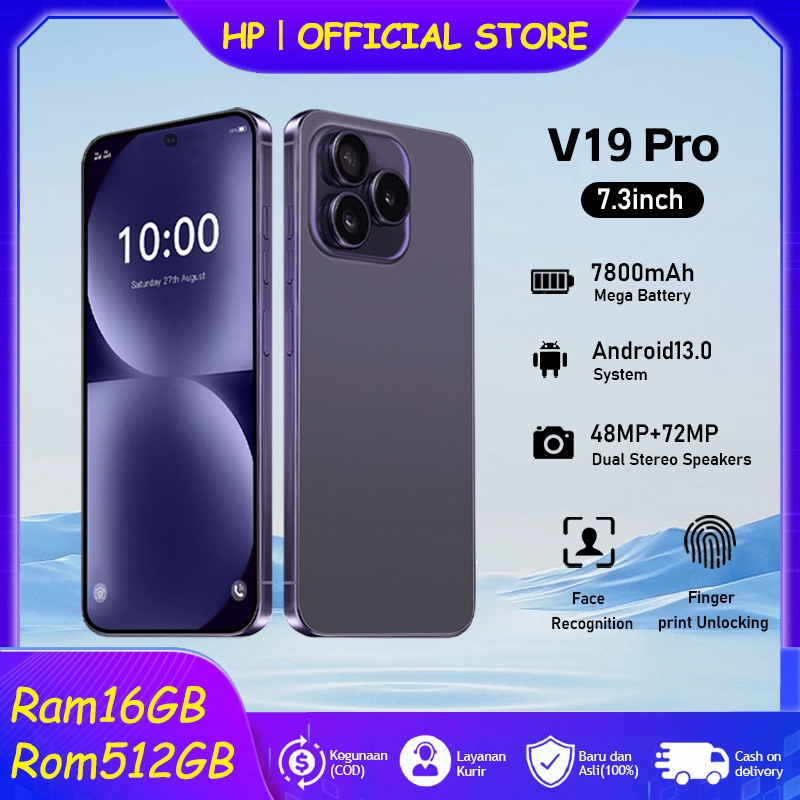 Jual VIVO V19 Pro Smartphone Android 13 RAM16GB/512GB Layar penuh HD ...