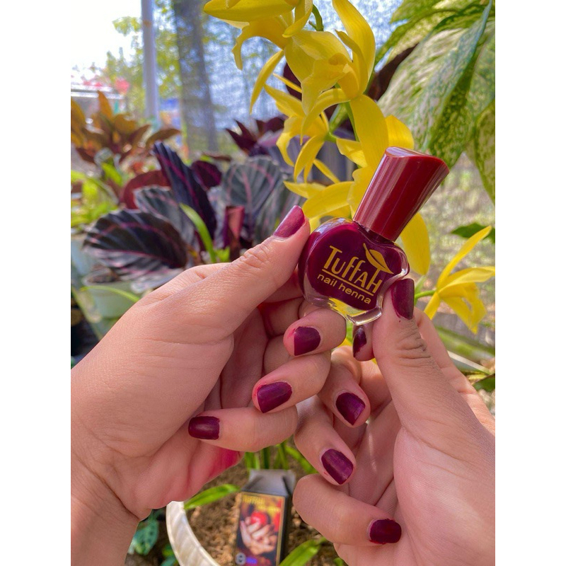 Jual TUFFAH NAIL HENNA / KUTEK HALAL BANYAK WARNA 100 ORI sah untuk ...
