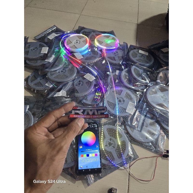 Jual LED ws2812b side view 170 led dan 144 led per meter led rgb ws2812 ...