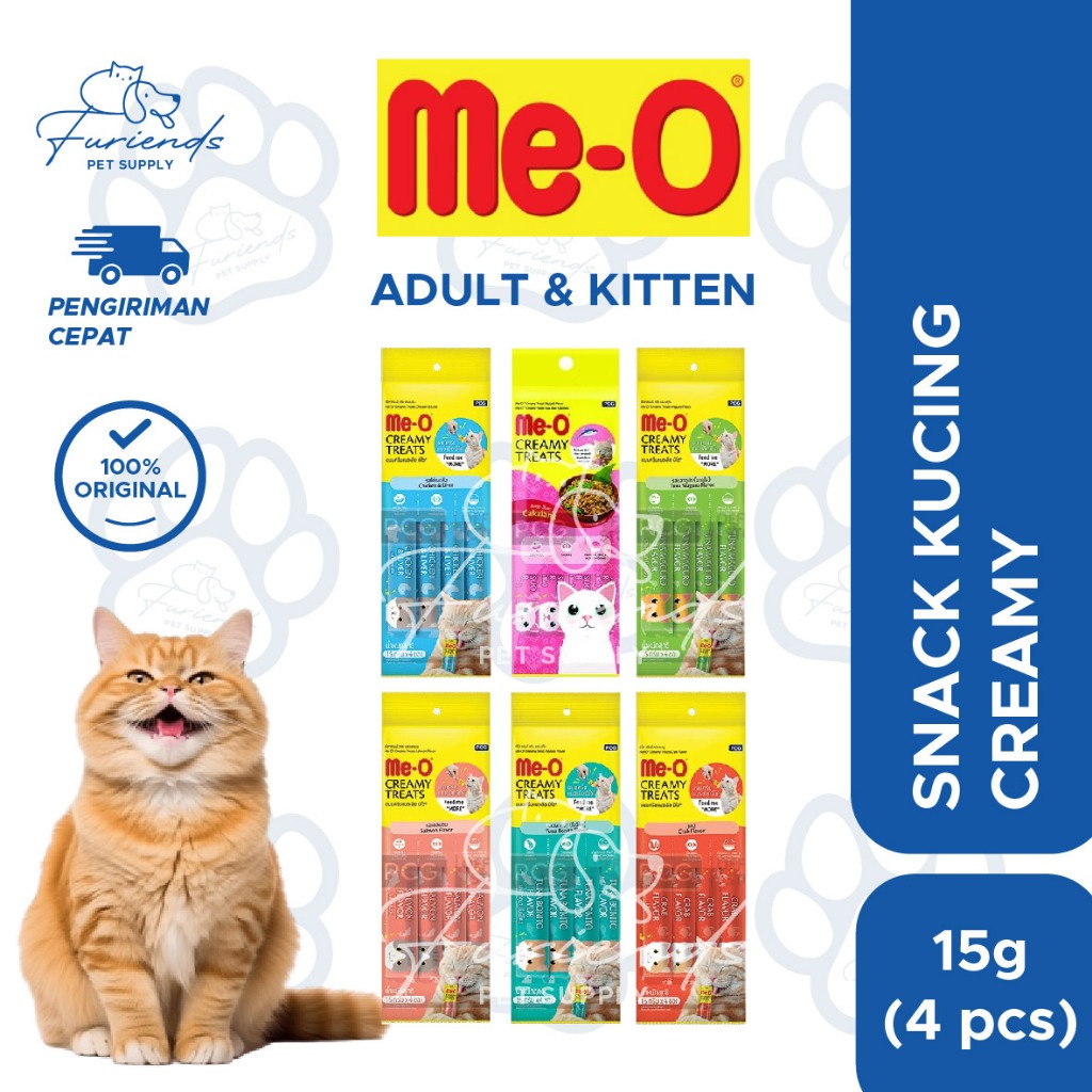 Jual MEO CREAMY Snack Kucing Snack Creamy Kucing Makanan Basah Kucing ...