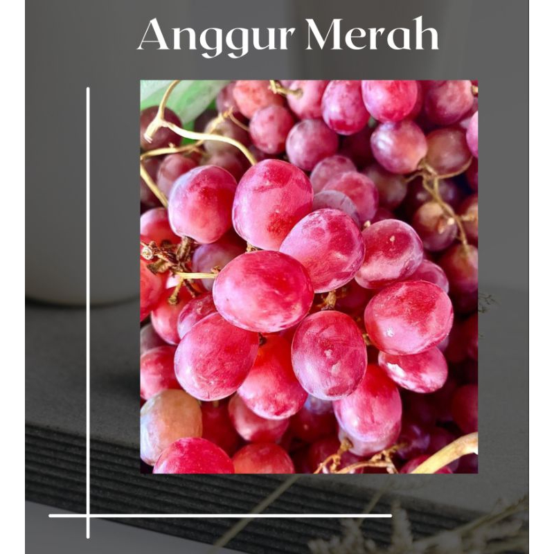Jual buah anggur merah segar dan fresh 1kg | Shopee Indonesia